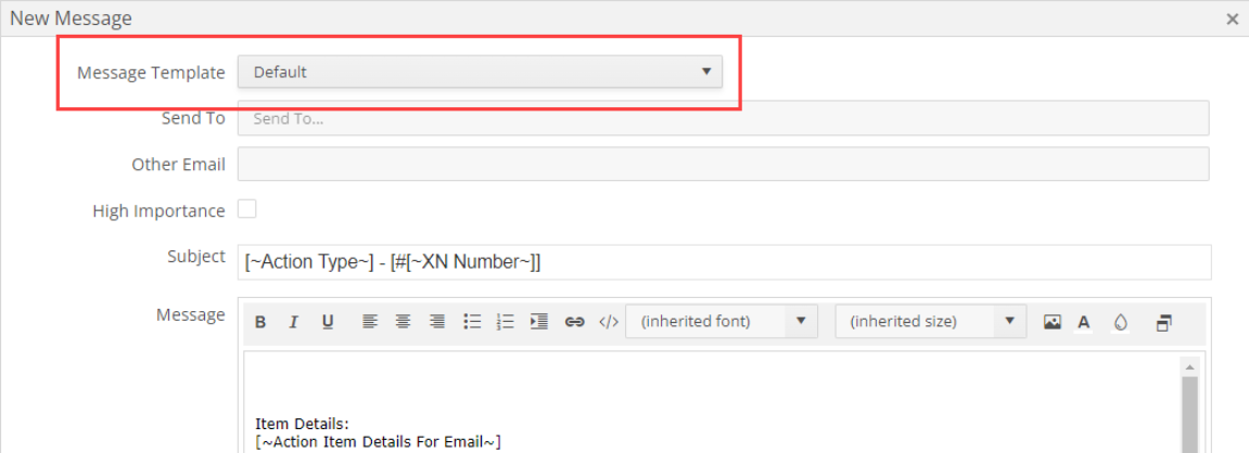Email Message Templates – Vantaca Library