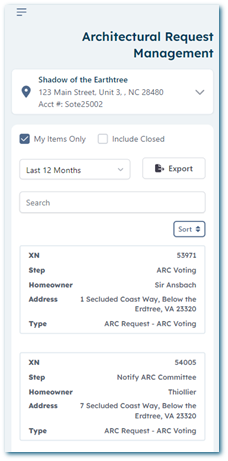 Vantaca Home – Board Architectural Review (ARC) Voting and Approval ...