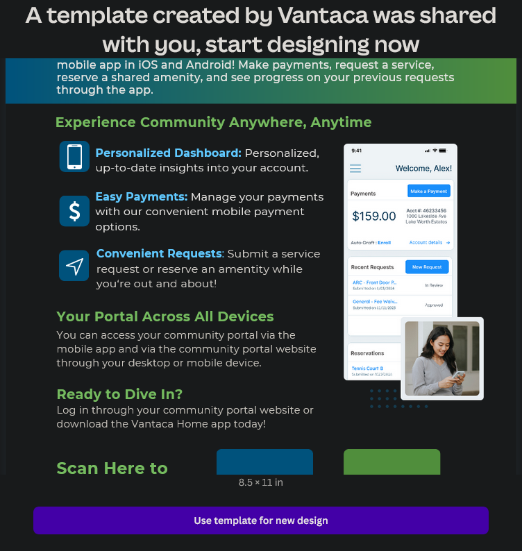Homeowner-Facing Documentation – Vantaca Library
