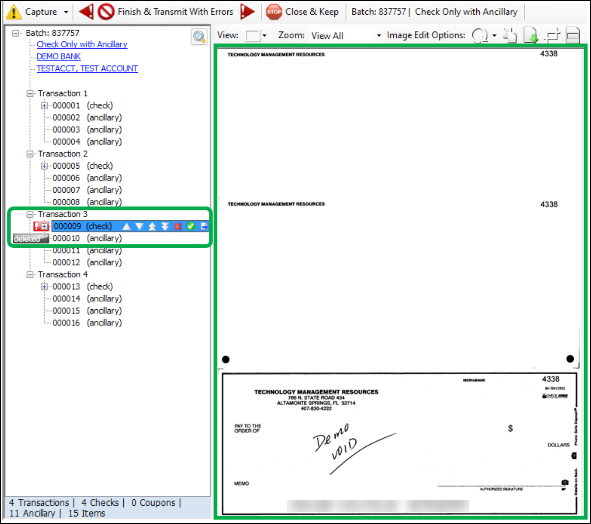 Vantaca Lockbox - Scan a Check – Vantaca Library