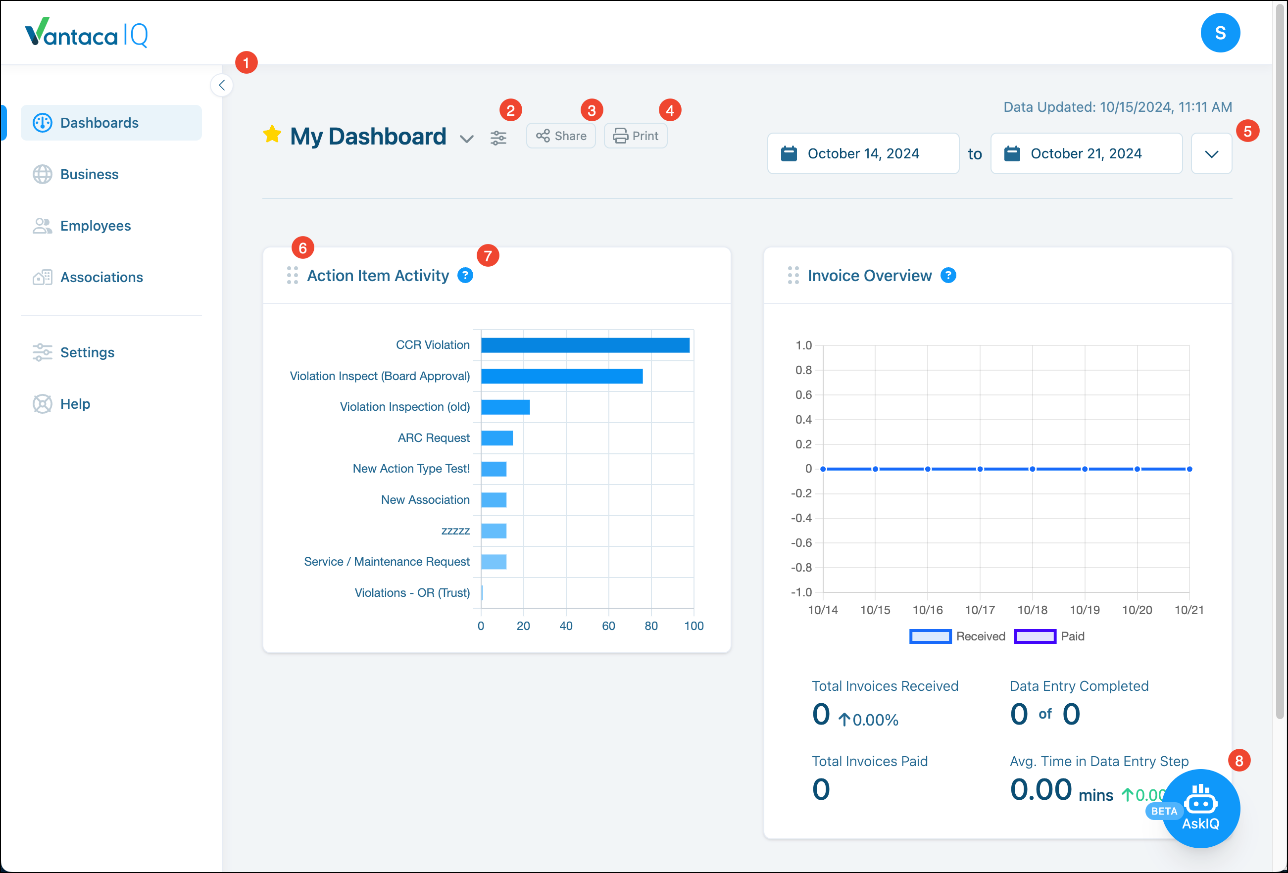 Vantaca IQ - Filtering and General Functionality – Vantaca Library
