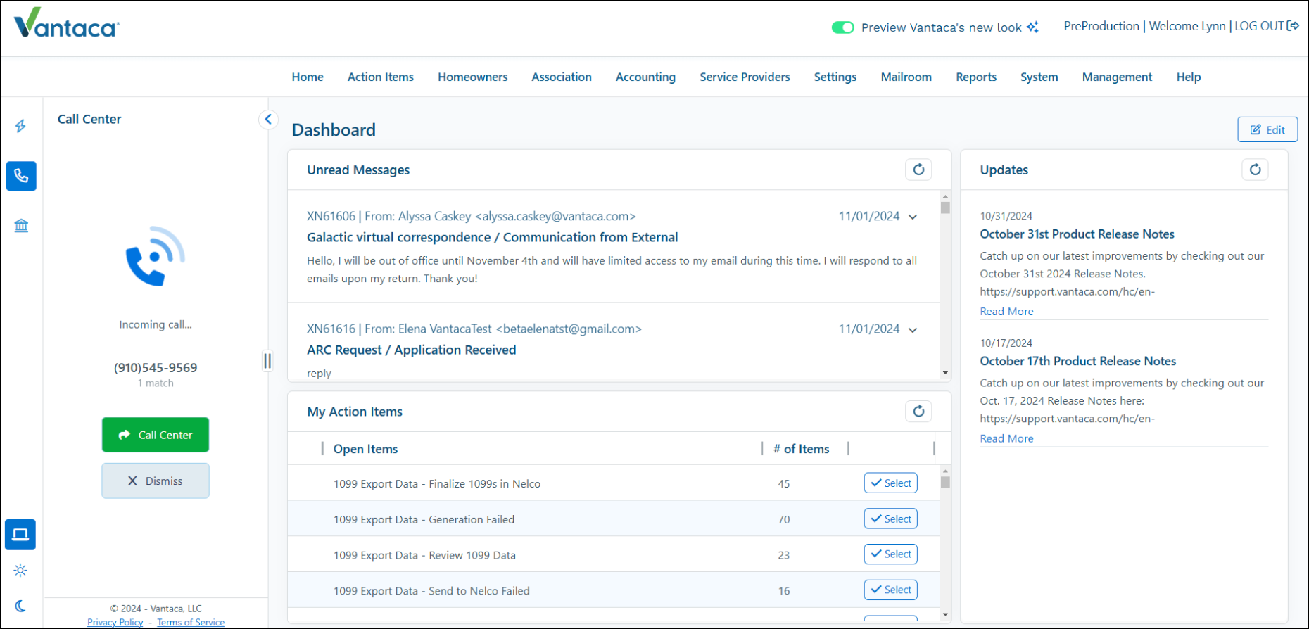 Vantaca Release Notes 11/12/2024 – Vantaca Library