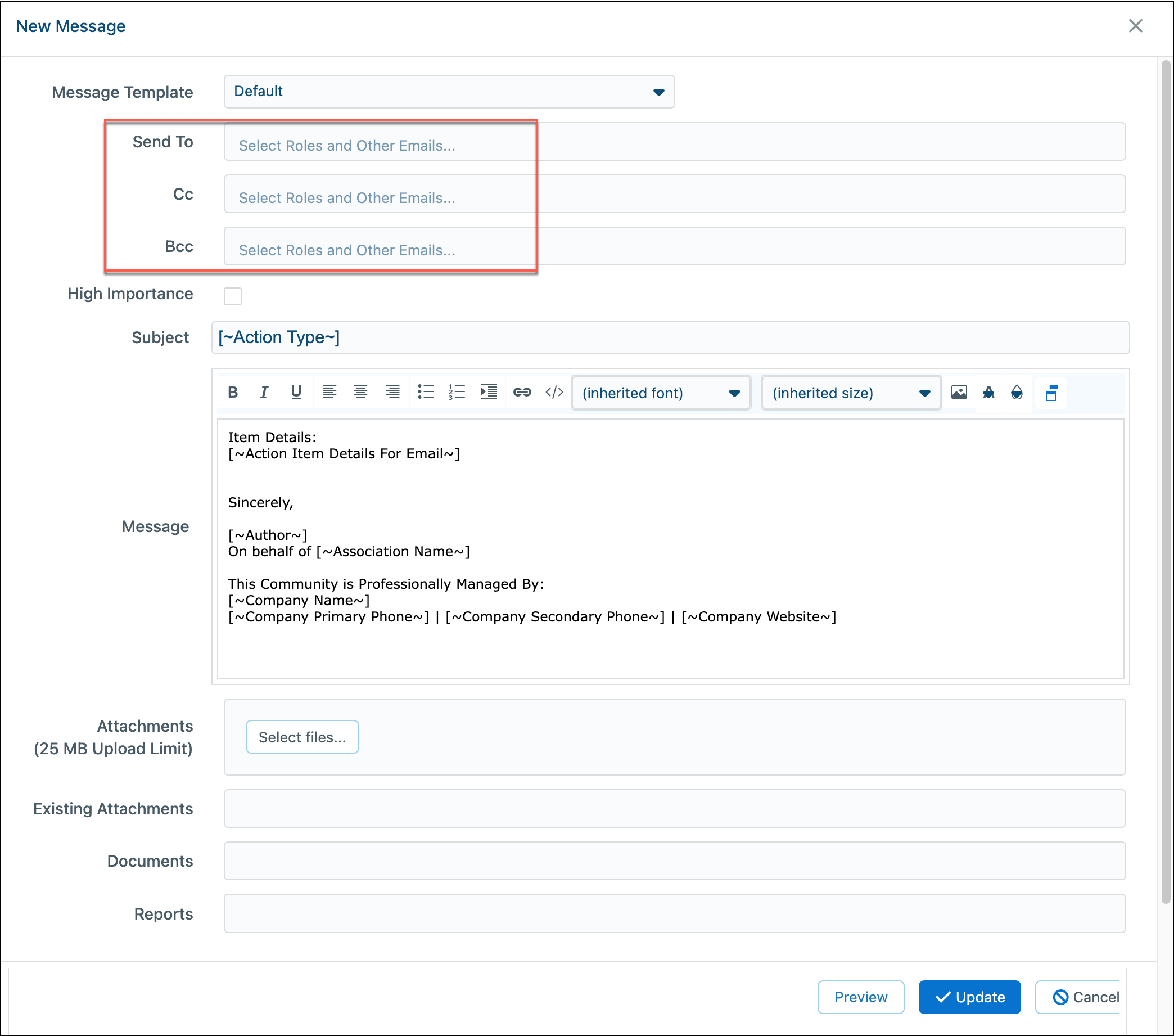 How to Use Group Email – Vantaca Library