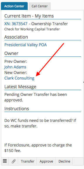 How to Process an Ownership Transfer – Vantaca Library