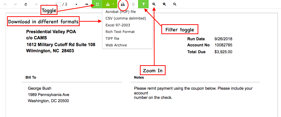 How to View Vantaca Reports – Vantaca Library
