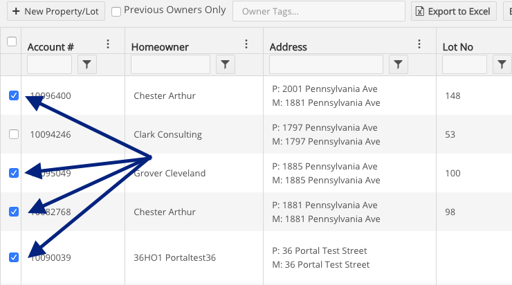 How to Create Bulk Action Items from the Homeowner or Association Lists ...