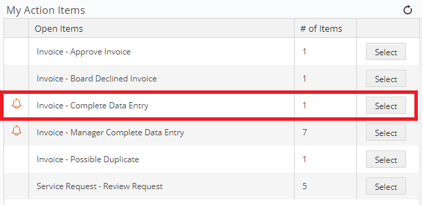 Invoice Overview – Vantaca Library