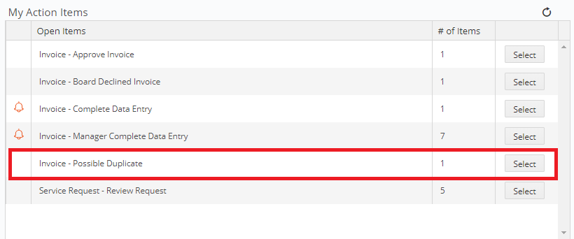Invoice Overview – Vantaca Library