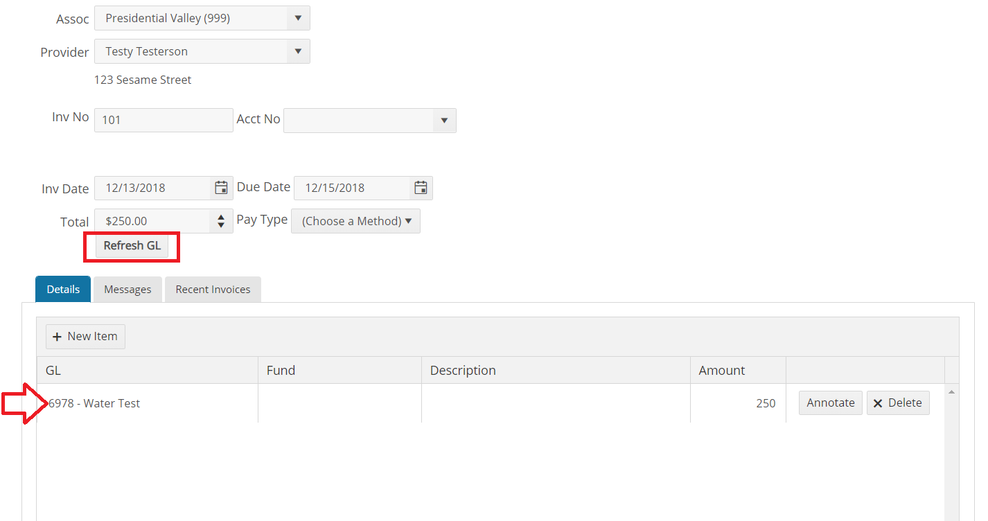 Invoice - Complete Data Entry – Vantaca Library