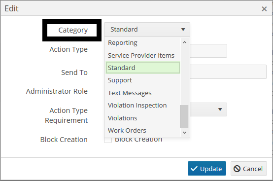 Action Type Rules – Vantaca Library