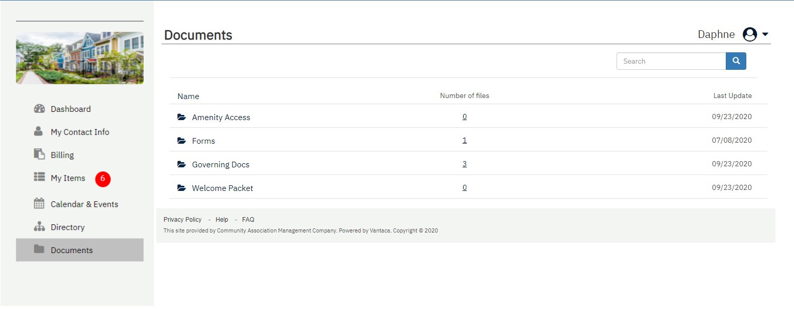 Vantaca Home Portal – Vantaca Library