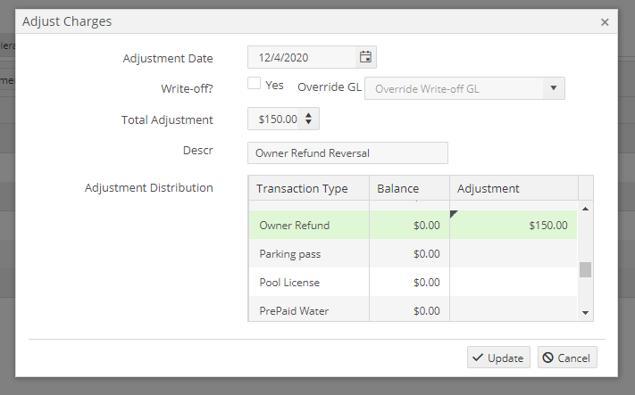 Voiding an Owner Refund – Vantaca Library