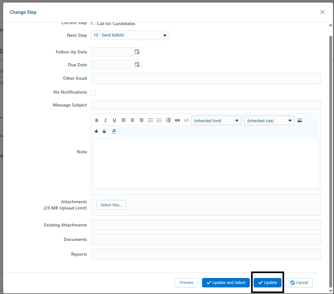 Update vs Update and Select – Vantaca Library