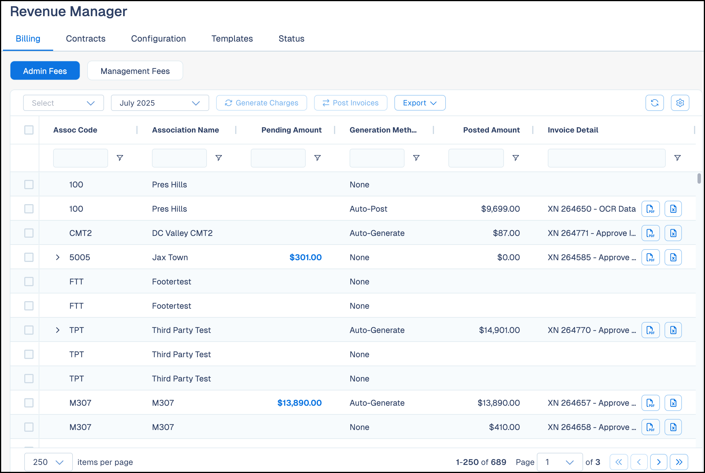 Revenue Manager: Billing – Vantaca Library