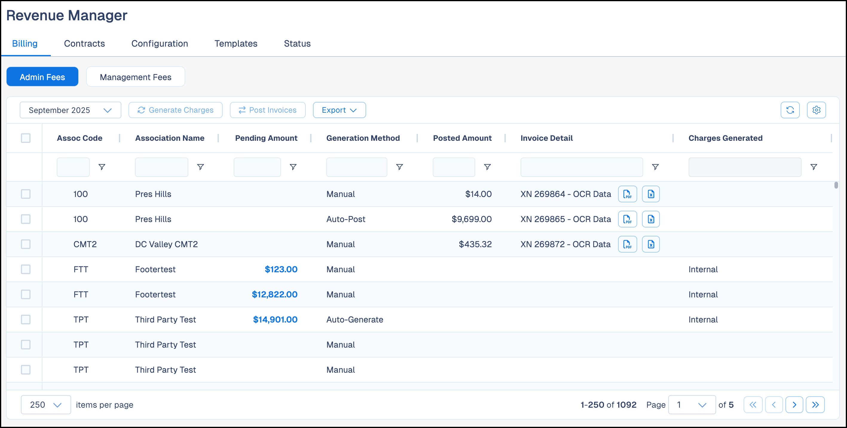 Revenue Manager: Billing – Vantaca Library