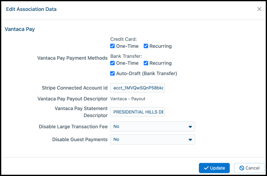 Vantaca Pay: Guest Payment Set Up and Tracking – Vantaca Library