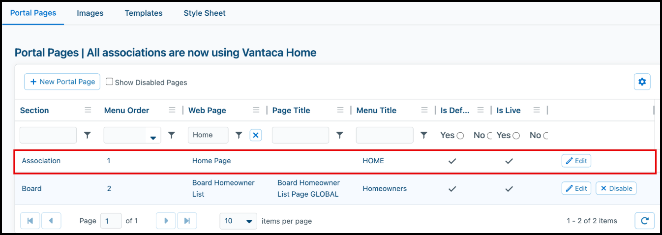 Set Up the Vantaca Home Portal – Vantaca Library