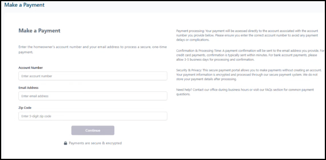 How to Use Guest Payments – Vantaca Library