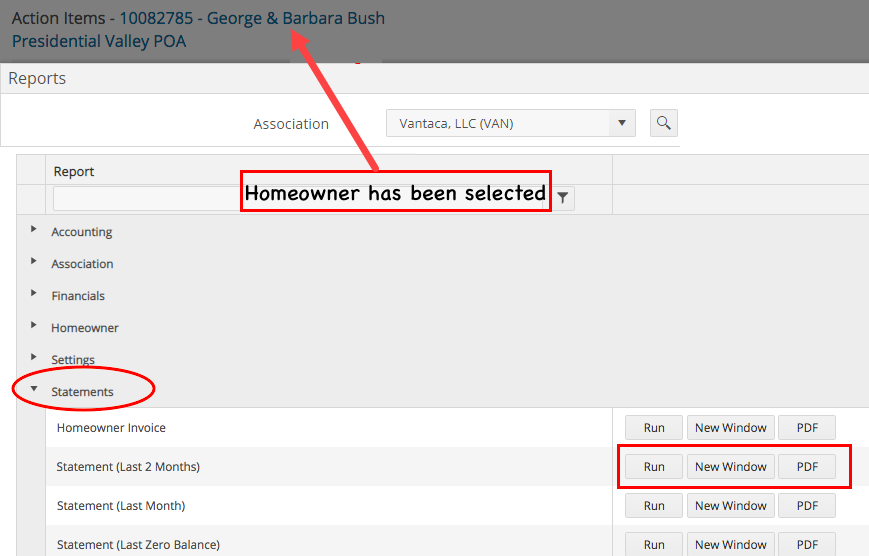 How to View Vantaca Reports – Vantaca Library