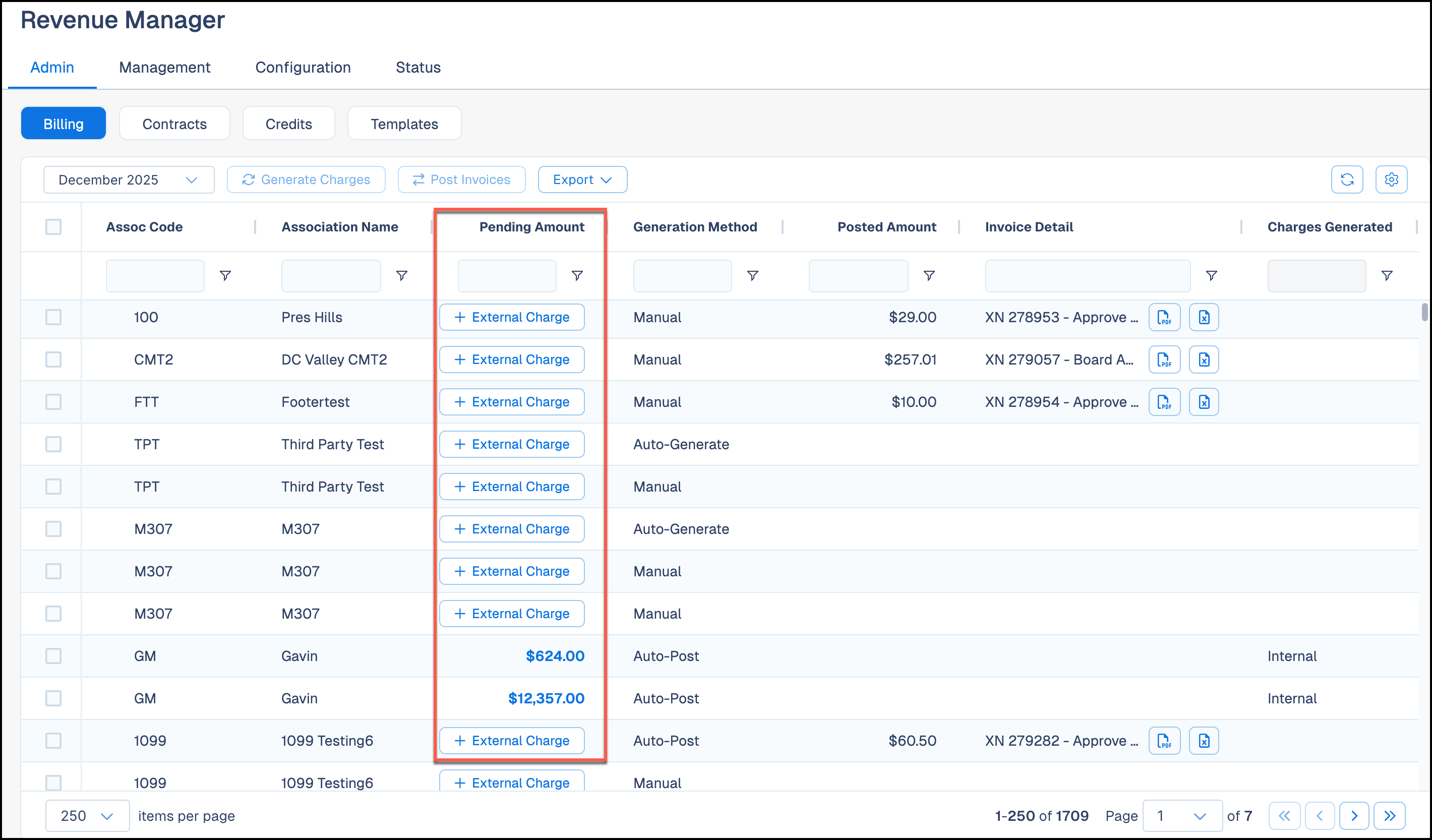 Revenue Manager: Billing – Vantaca Library