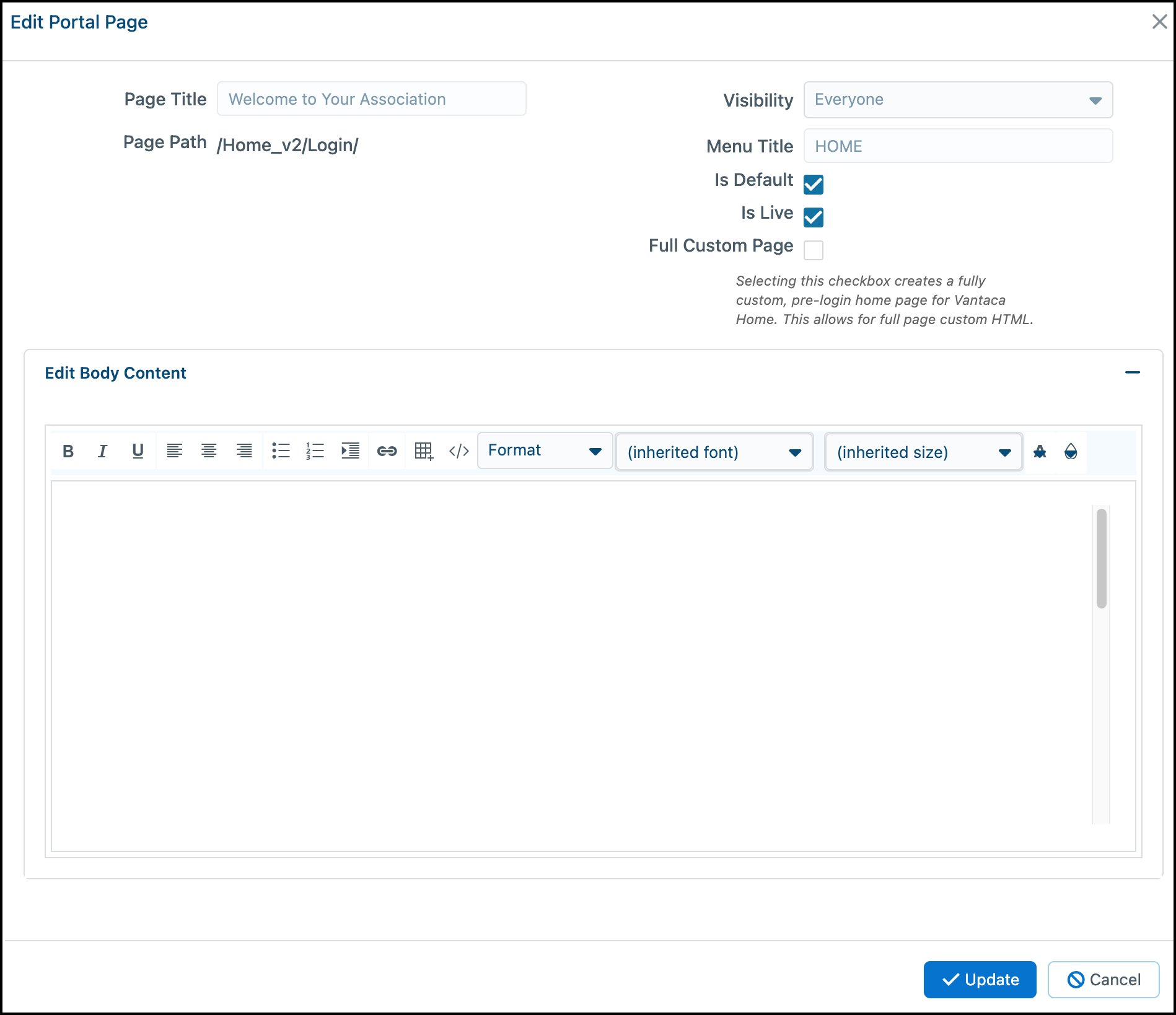 Set Up the Vantaca Home Portal – Vantaca Library