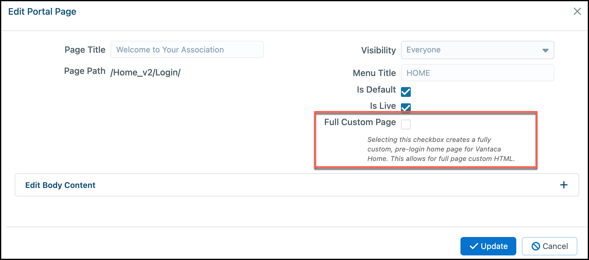 How to Configure and Manage the Home Portal – Vantaca Library