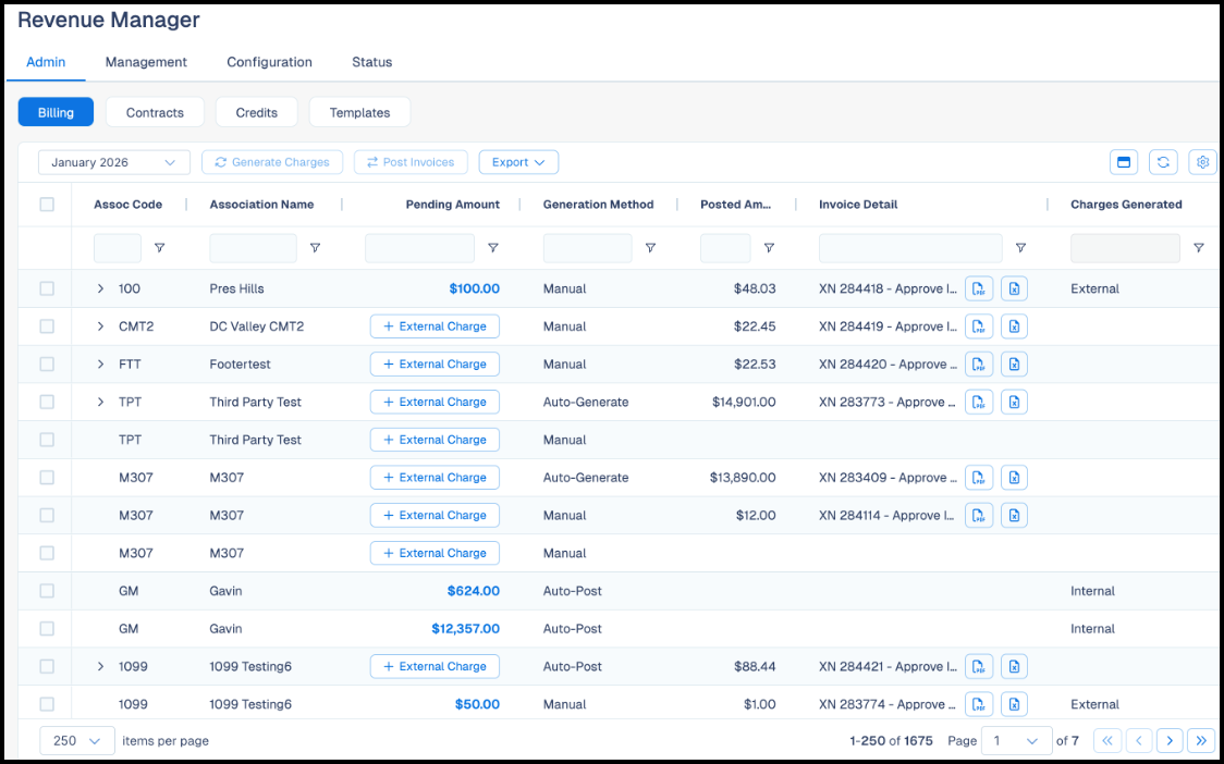 Revenue Manager: Getting Started – Vantaca Library