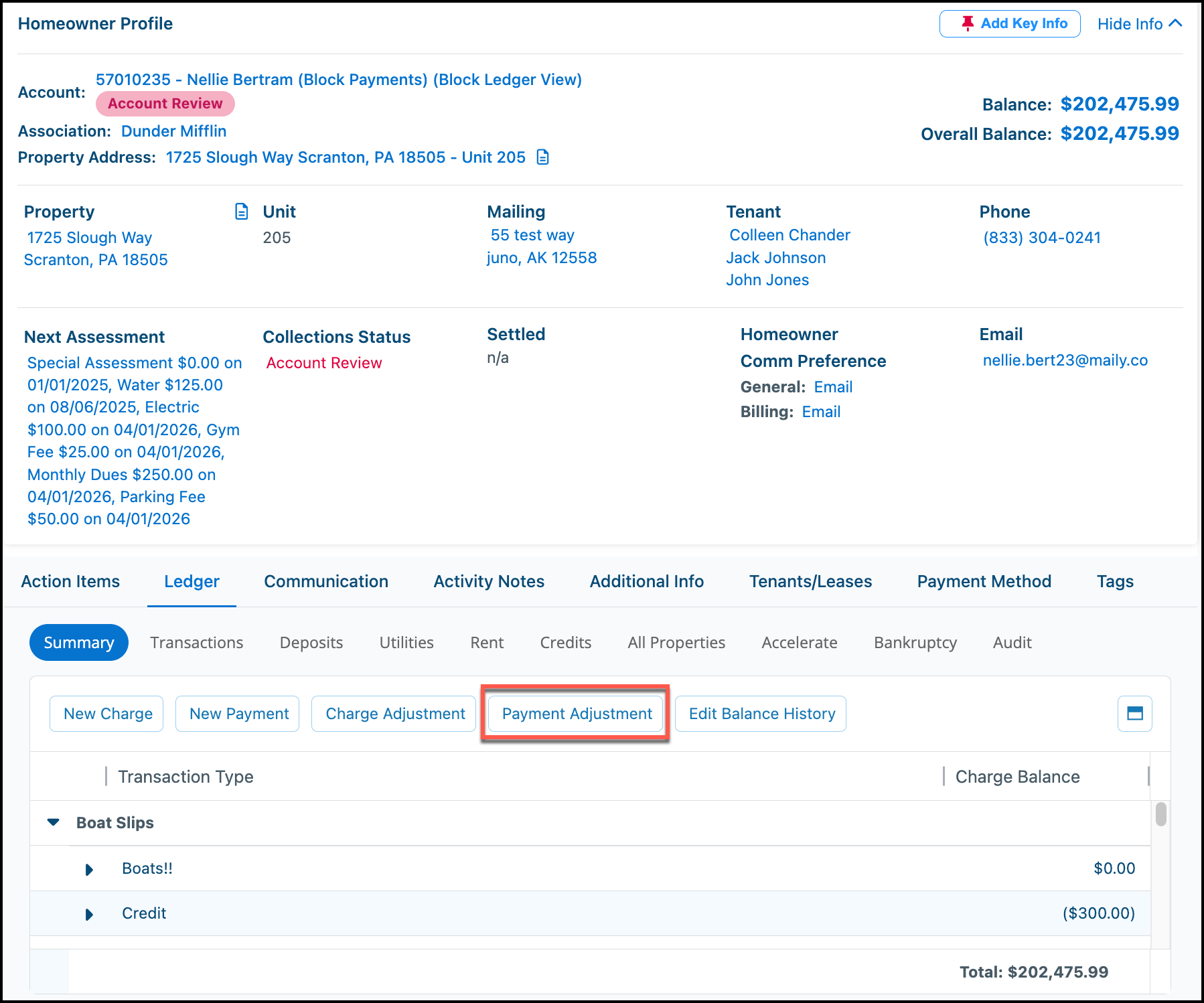 Processing a Homeowner Move Payment – Vantaca Library