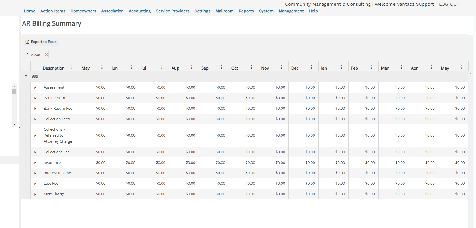 AR Billing Summary Review Vantaca Library AR Billing Summary Review Vantaca Library