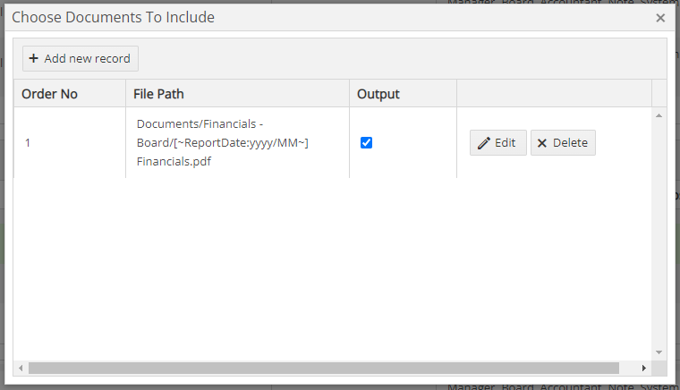Documents on Action Items – Vantaca Library